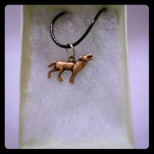 Jewelry | Copper Howling Wolf Necklace | Poshmark